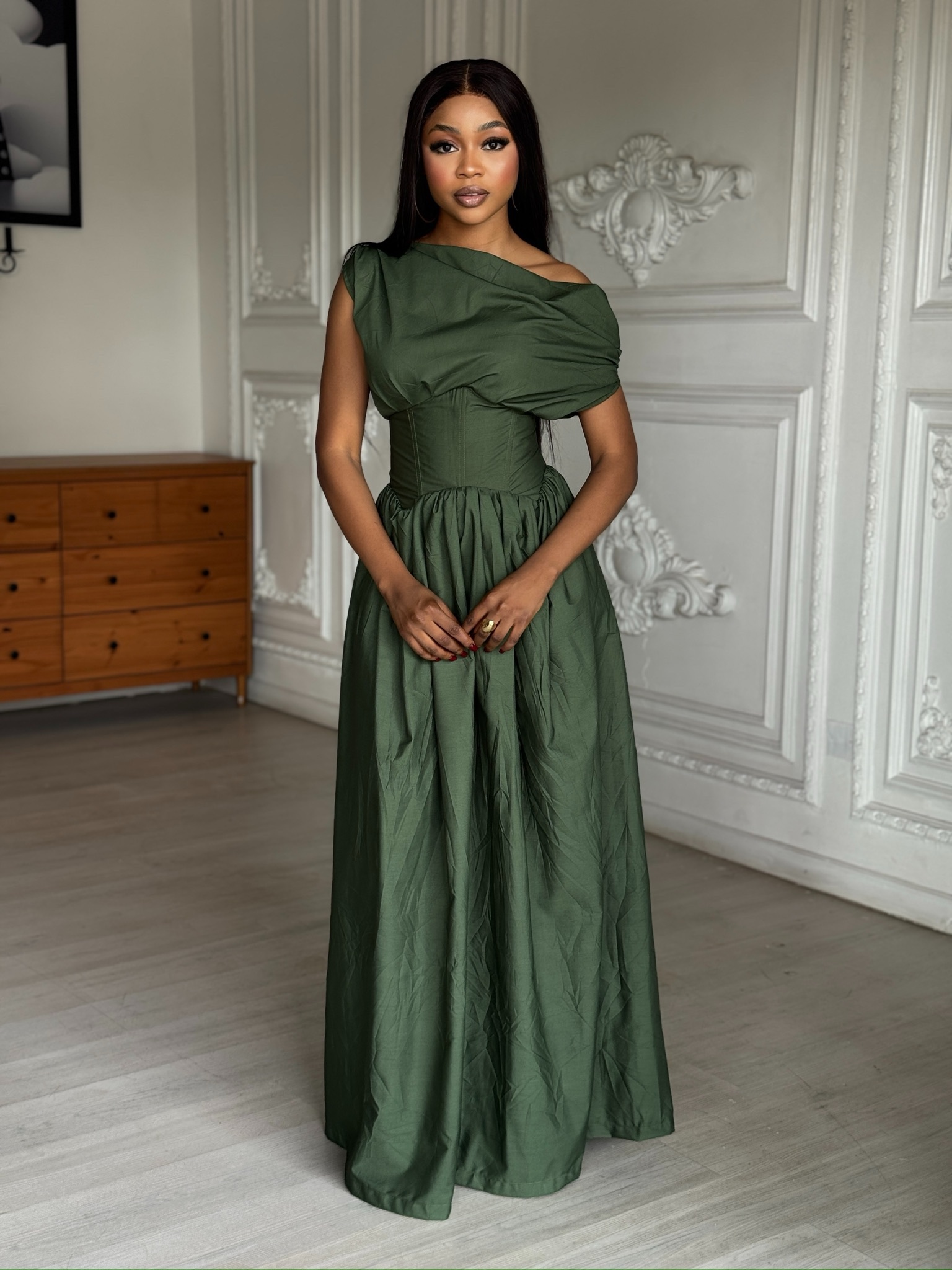 ELLIE DRESS – GREEN – CIAR
